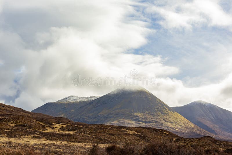 Overcast View of Rural Landscape Stock Image - Image of nature, cloud ...