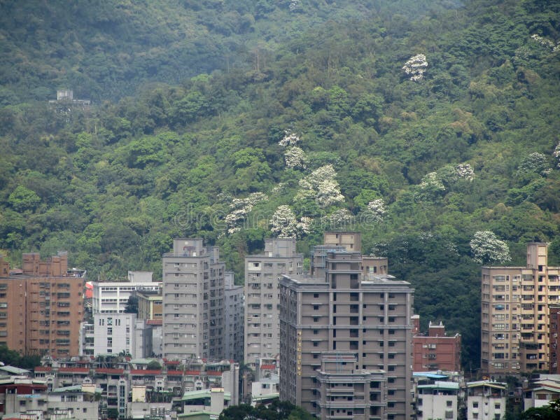 Overcast View of Some Residence Building in Xindian District Stock ...