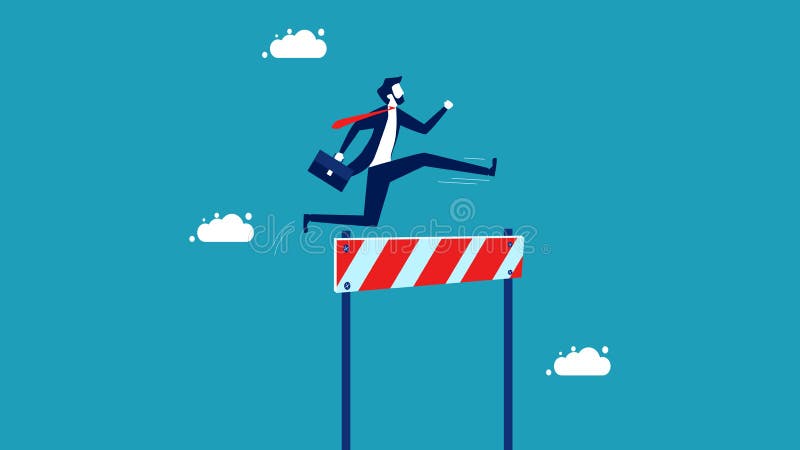 Overcome Challenges. Development or Improvement Stock Vector ...