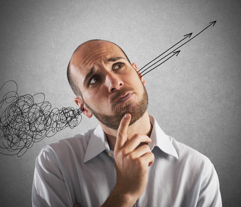 Overcome the confusion stock image. Image of enigma, problem - 61433507