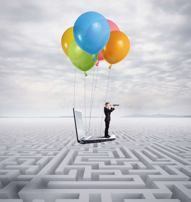 Overcome obstacles stock photo. Image of lead, pilot - 34937432