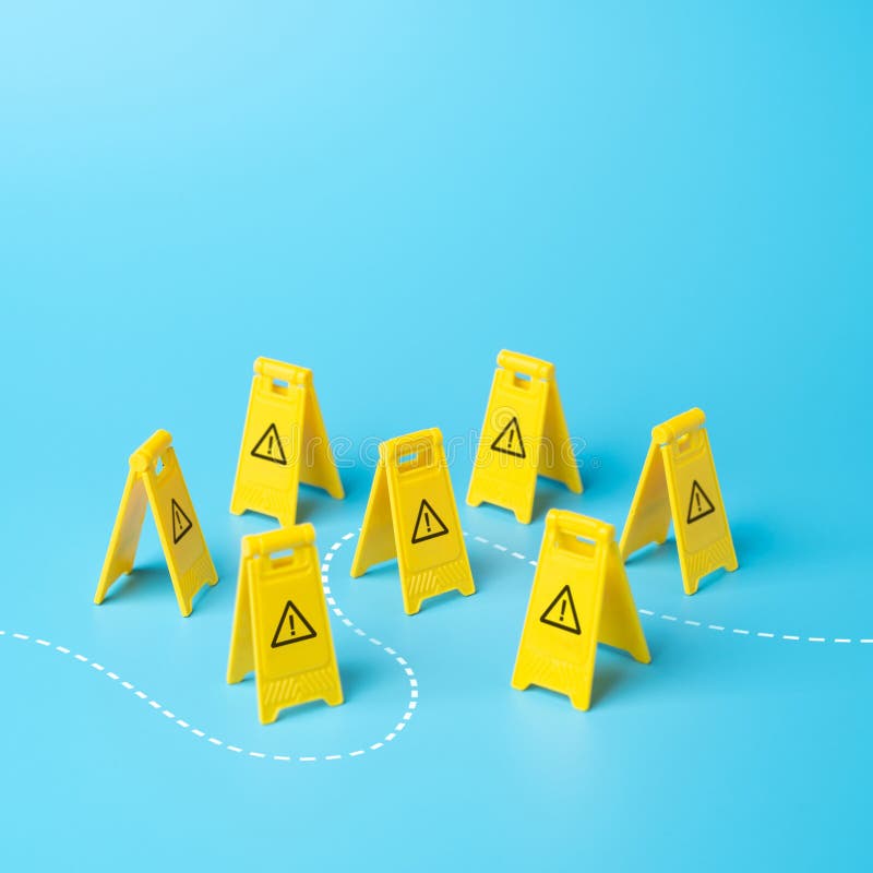 Overcome Obstacles and Forge Ahead Towards Goals. Stock Photo - Image ...