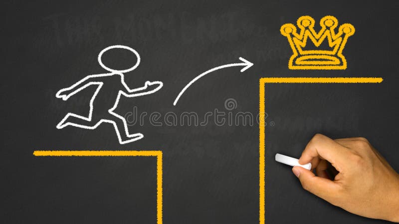 Overcome the Problems stock image. Image of trouble, risk - 45709007