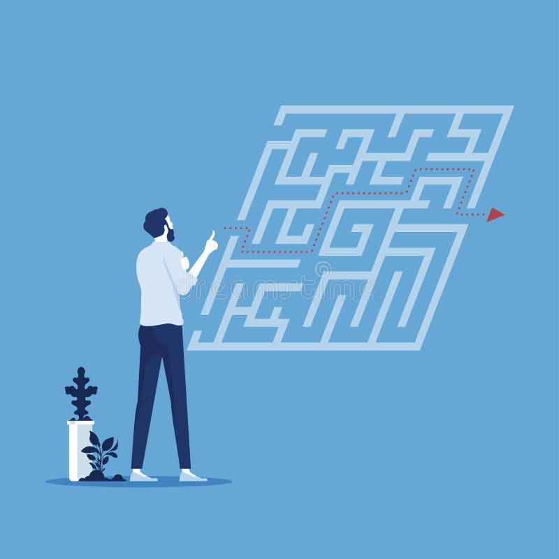 Overcoming Business Challenges and Problem Solving Concept Stock Vector ... Overcoming Business Challenges and Problem Solving Concept Stock Vector ...