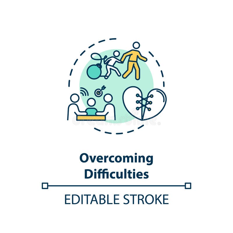 Difficulties Complex Like a Puzzle - Pictured As Word Difficulties on a ...