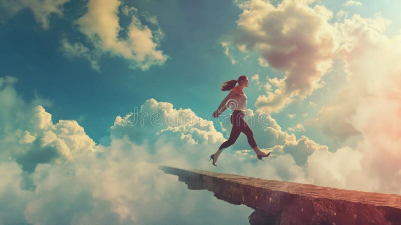 Overcoming Obstacles in Pursuit of Success Stock Image - Image of ...