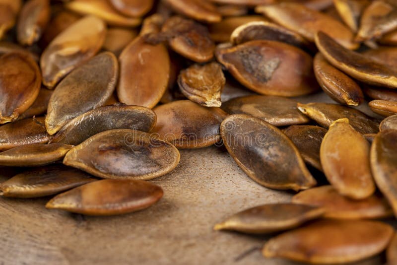 , Overcooked or Burnt Pumpkin Seeds on the Table Stock Photo - Image of ...