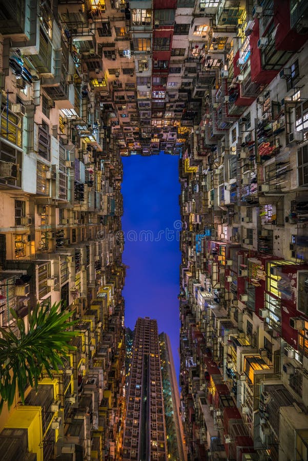 Overcrowded Residential Building Stock Image - Image of life ...