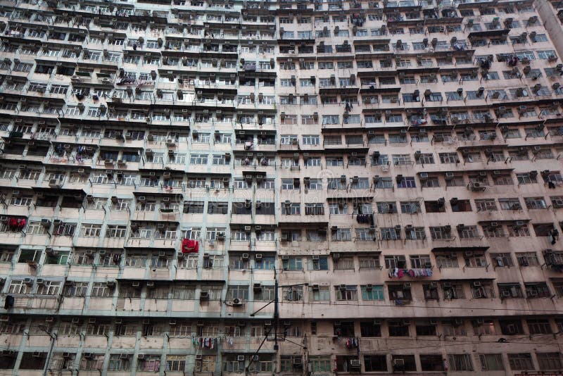 Overcrowded Residential Building Stock Image - Image of poverty ...