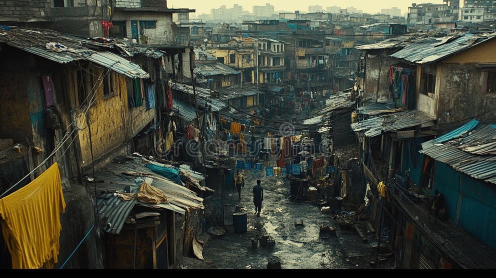 Poverty Urbanization Stock Illustrations – 126 Poverty Urbanization ...