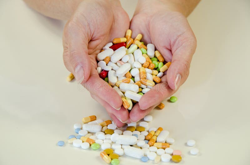 Overdosis van pillen stock foto. Image of begrip, pijn - 55419680