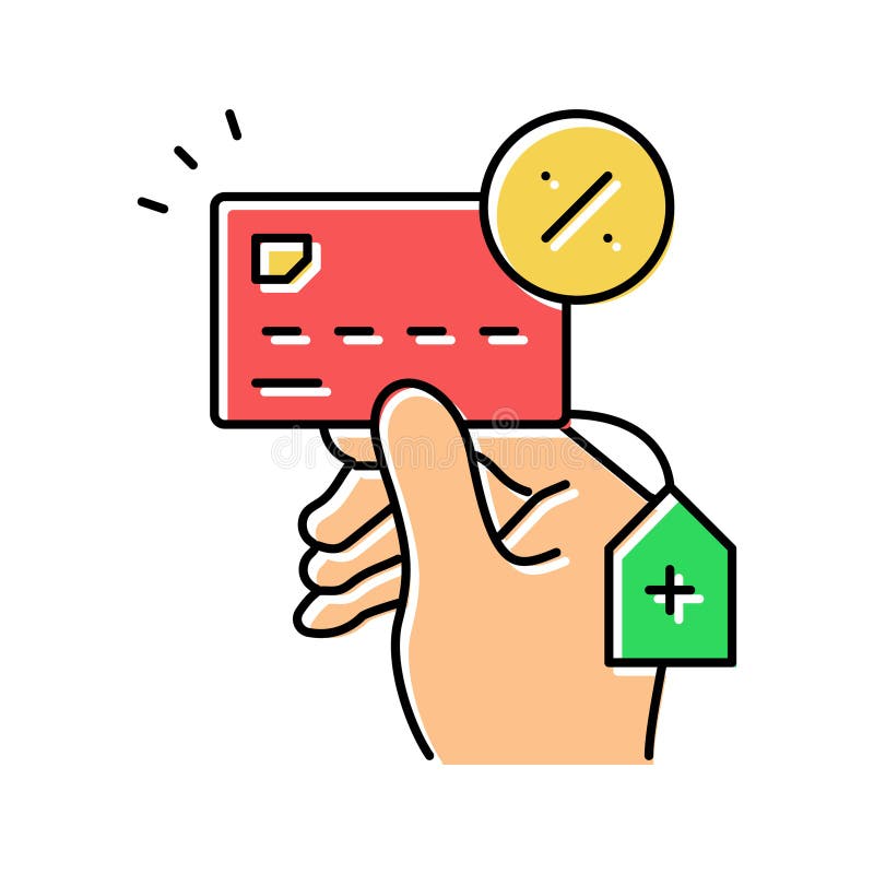 Overdraft Payment Color Icon Vector Illustration Stock Vector ...