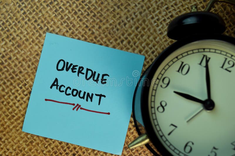 Account overdue stock photo. Image of charge, payment - 181832604