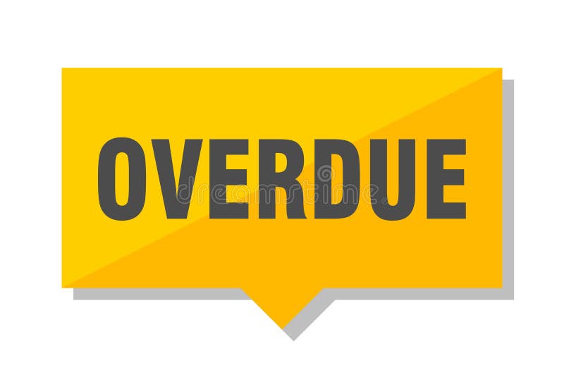 Overdue price tag stock vector. Illustration of peeler - 118881140