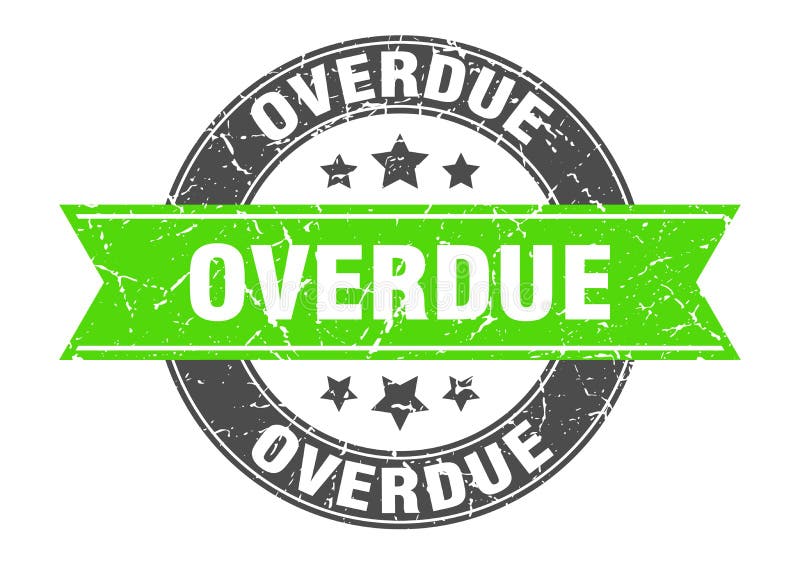 Overdue ink stamp stock illustration. Illustration of overdue - 165273