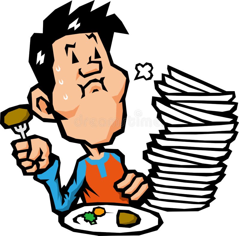 Overeating Stock Illustrations – 1,165 Overeating Stock Illustrations ...