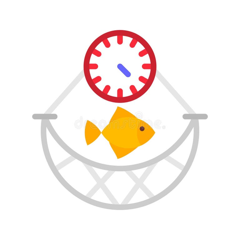 Overfishing Icon Image. stock vector. Illustration of isolated - 284240906