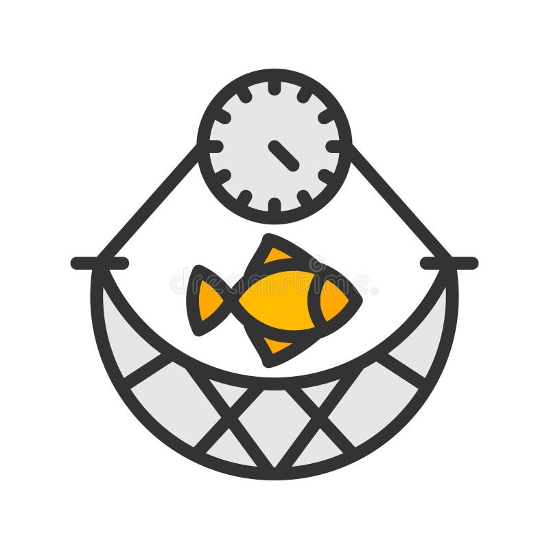 Overfishing Icon Image. stock vector. Illustration of concept - 286879626