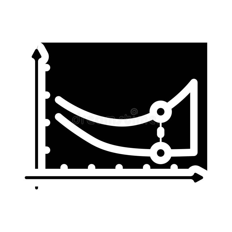 Overfitting Warning Machine Learning Glyph Icon Vector Illustration ...