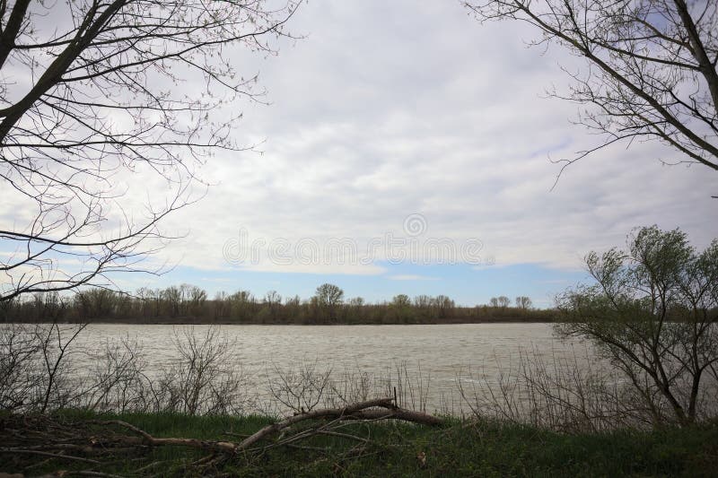 Overflow River in the Countryside Stock Image - Image of scenic, rural ...