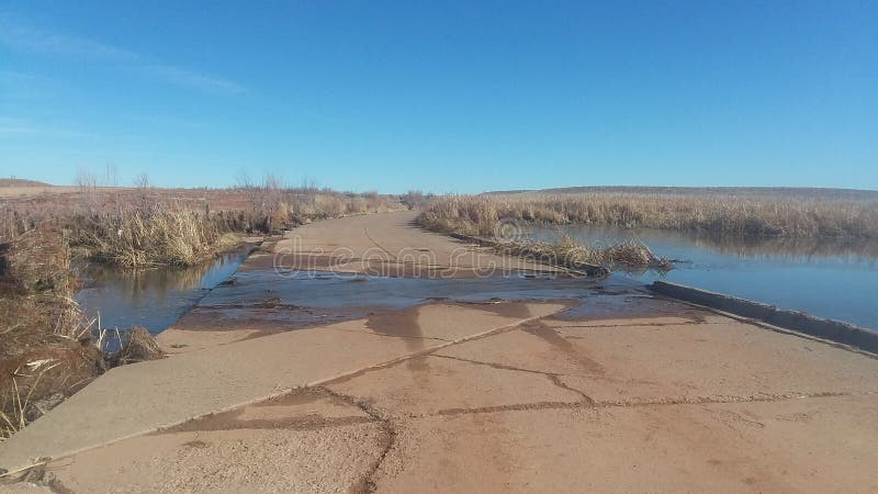 At the Overflow, the Water is Running Well Today Stock Photo - Image of ...