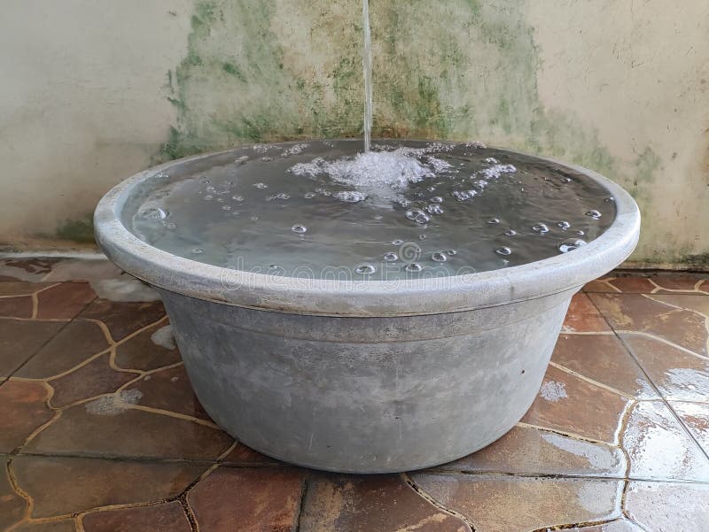 Overflowing bucket stock photo. Image of heaven, gray - 316597788