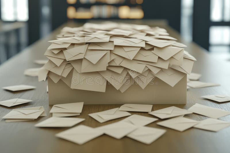 Explore the Captivating Image of Overflowing Envelopes, a Symbol of ...