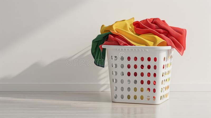 Laundry Basket Overflow Ai Generated Stock Photos - Free & Royalty-Free ...