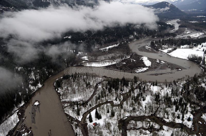 Overflowing River stock photo. Image of cascade, washington - 23847018