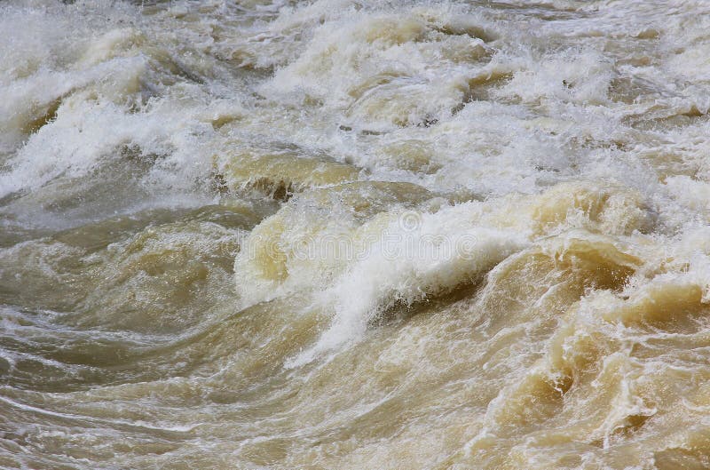 Flood water with rapids stock photo. Image of hurricane - 100113546
