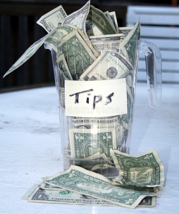 Overflowing tip cup stock photo. Image of cash, finance - 1335056