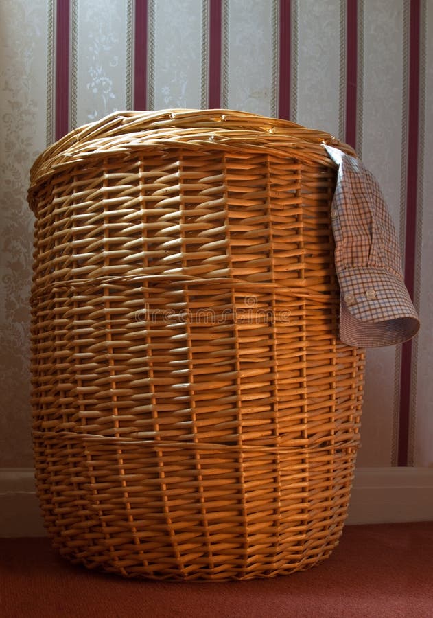 Overflowing Washing Basket stock photo. Image of laundry - 15943220