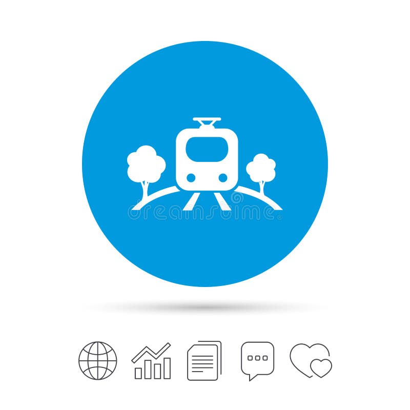 Overground Sign Icon. Metro Train Symbol. Stock Vector - Illustration ...