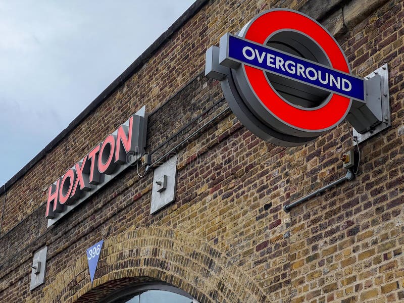 Overground Sign - London, UK Editorial Stock Photo - Image of city ...