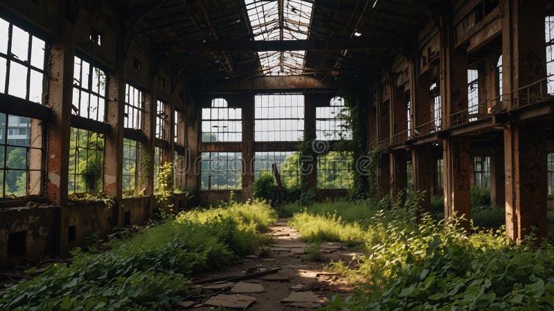 Overgrown Structure Stock Illustrations – 1,755 Overgrown Structure ...