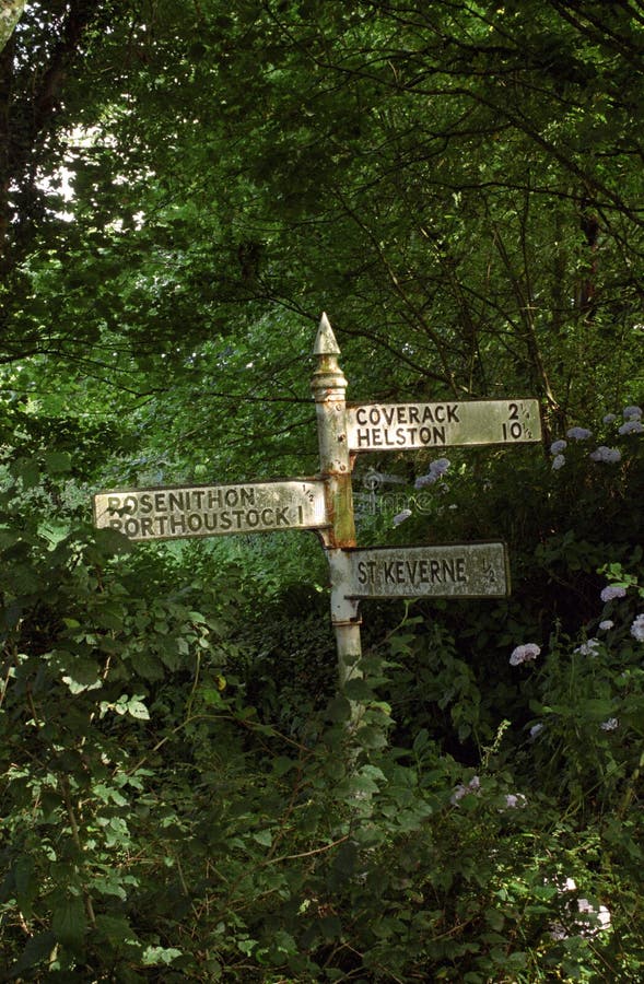 English Signpost stock photo. Image of sign, pole, cheshire - 17410