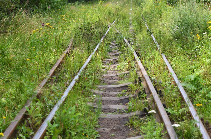 Old railway track stock photo. Image of thick, track - 122223684