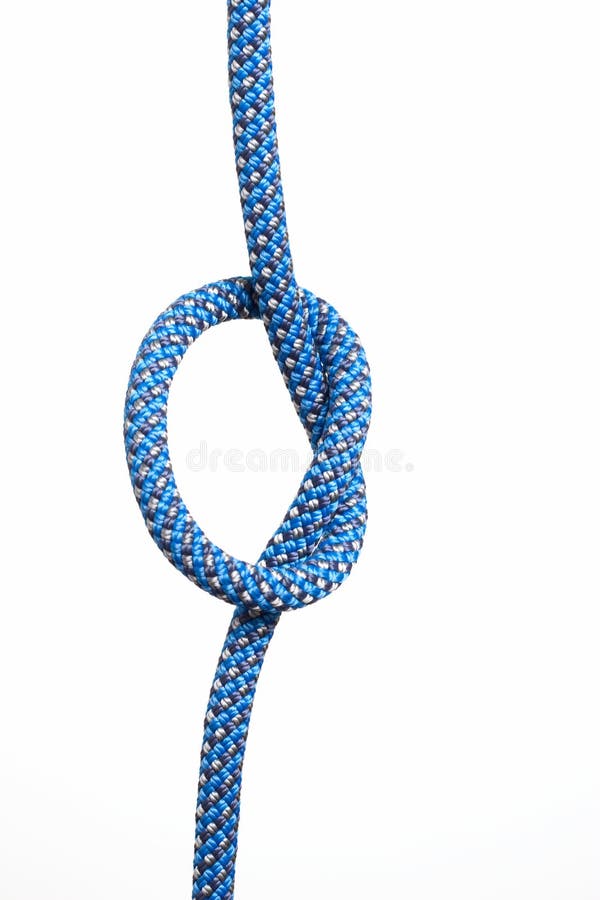 Overhand knot stock image. Image of knot, white, rope - 8570203