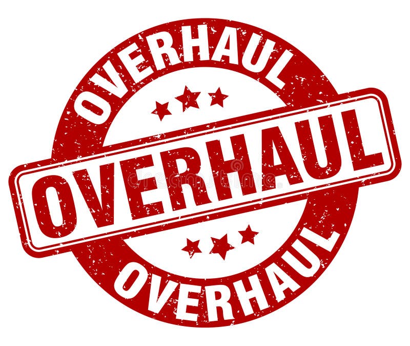 Overhaul Stamp. Overhaul Label. Round Grunge Sign Stock Vector ...