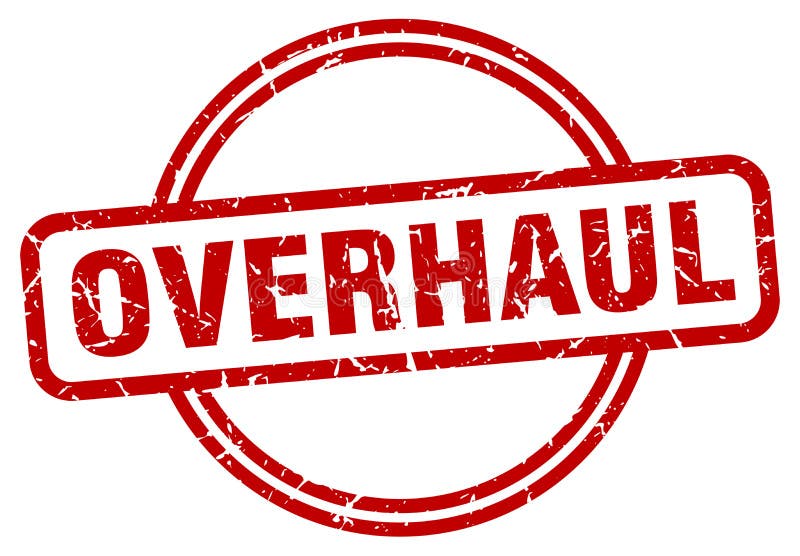 Overhaul Stamp. Overhaul Round Grunge Sign Stock Vector - Illustration ...