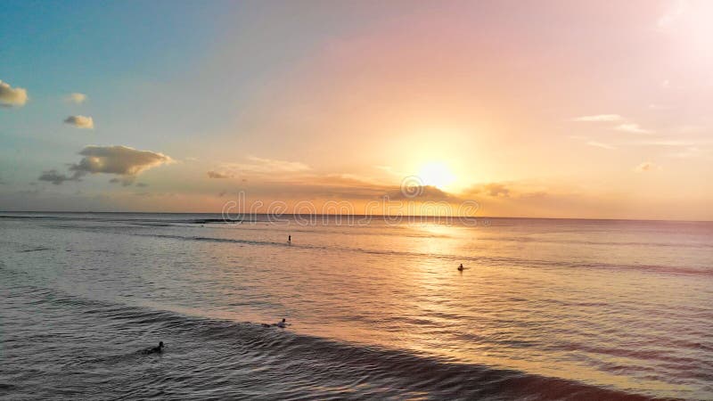 Overhead Aerial View of Beautiful Beach Stock Photo - Image of tree ...