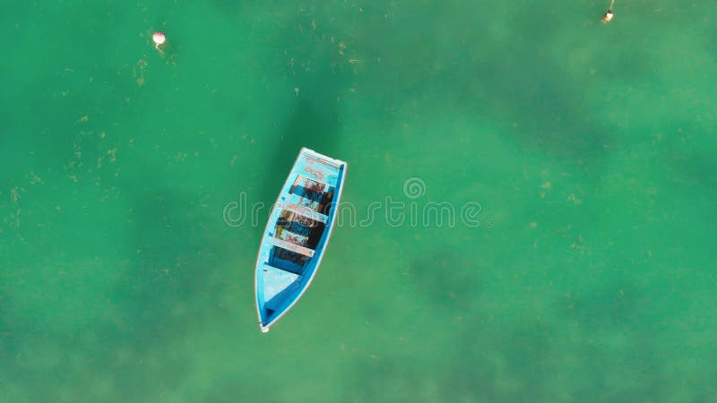 Overhead Aerial View of Boat Stock Photo - Image of paradise, africa ...