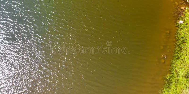 Overhead Aerial View of Crystal Clear Ocean Water. Background Co Stock ...