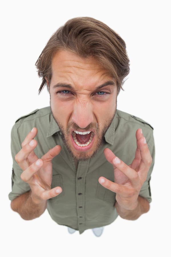 Angry at the Man stock photo. Image of face, irritation - 1378620