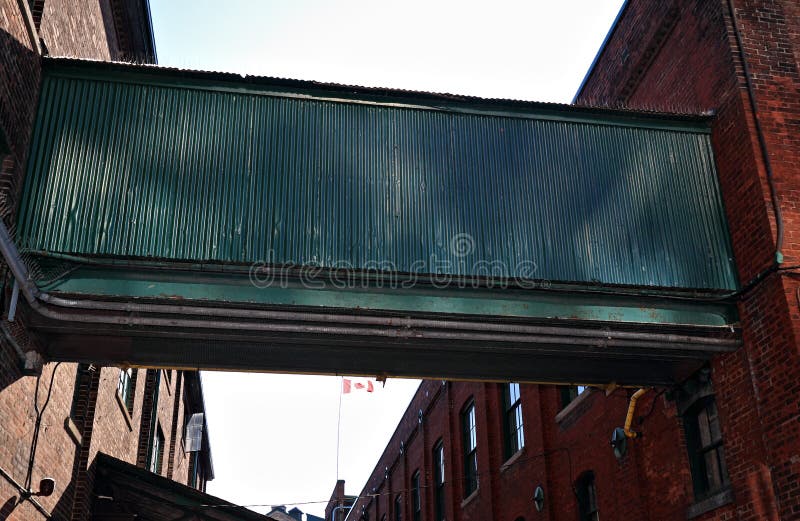 Overhead Building Connection Stock Image - Image of passageway ...