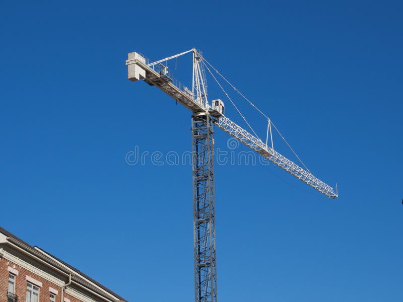 Overhead Construction Beams Stock Image - Image of massive ...