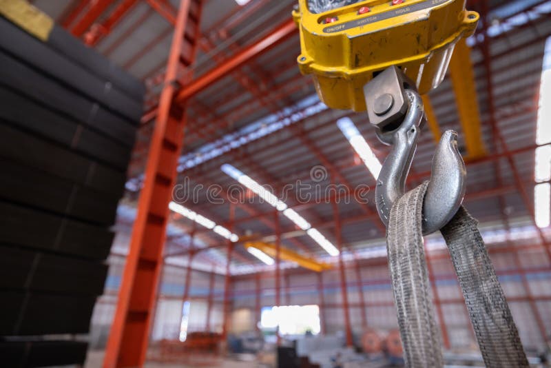 Crane Hook in the Factory stock photo. Image of steel - 306168112