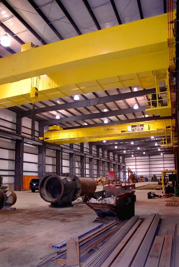 Overhead Cranes stock image. Image of infrastructure, mechanical - 9504243