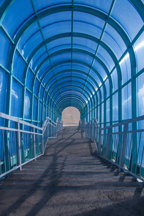 Overhead crosswalk stock image. Image of public, station - 39134285