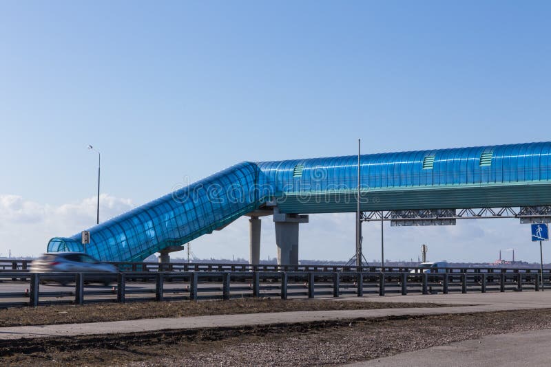Overhead crosswalk stock photo. Image of steps, interior - 39134284